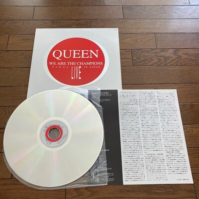 Queen We Are The Champion Final Live in Japan Laserdisc LD Freddie ...