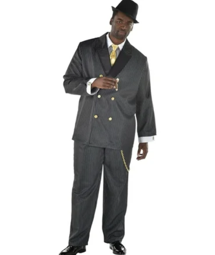 Head Honcho Gangster Mob Boss Mens Adult Size XXL Fits 48-52 Halloween ...