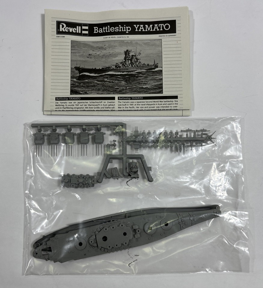 REVELL #05813 YAMATO 1/1200 SCALE. TL/RB | eBay