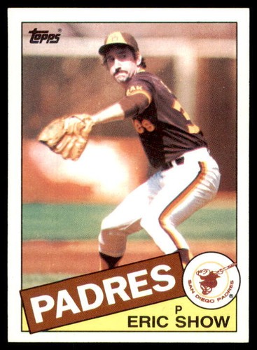 1985 TOPPS BASEBALL SAN DIEGO PADRES #118 ERIC SHOW | eBay