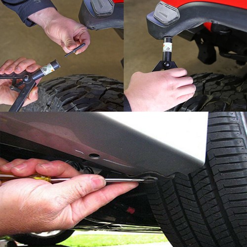 100x Plastic Pom Pop Rivets Set Assortment Pop Poly Bevel Round Head ...