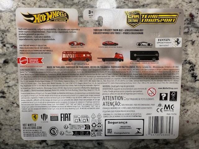 Hot Wheels Team Transport 2025 Ferrari 250 GTO and Fiat 642 RN2 ...