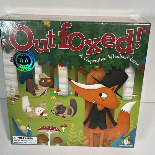 Outfoxed A Cooperative Clue Whodunit Board Game by Gamewright for Kids ...