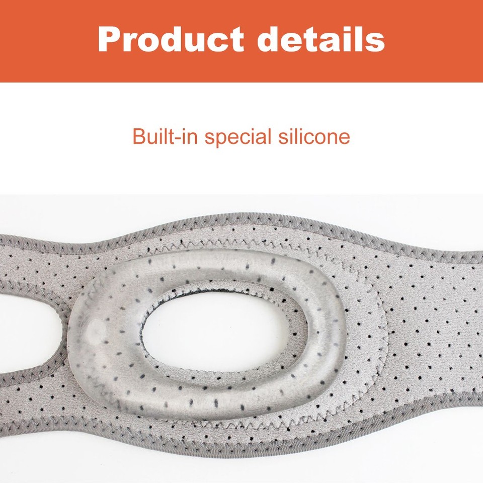 Patella Knee Brace Adjustable Knee Pad for Jumpers Knee Tendonitis ...