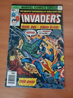 Invaders 9 VF/NM / Union Jack vs. Baron Blood / (1976) | eBay