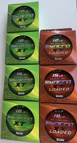 ESP Syncro XT 1000m Mono Line Standard or Loaded - Different Strains Available! | eBay