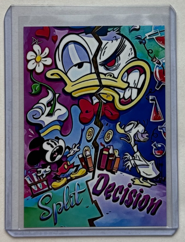 Mickey Mouse Limited Edition Artist Signed "Split Decision" Trading ...
