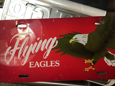 Flying Eagle on Red Plate Novelty Airbrushed License Plate | eBay