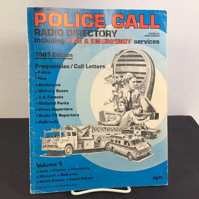 Police Call Radio Guide Directory 1981 Volume 5 Radio Shack Vintage Mid ...
