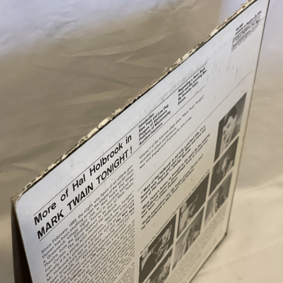 More Of Hal Holbrook In Mark Twain Tonight (Vinyl, 1961)Columbia ...