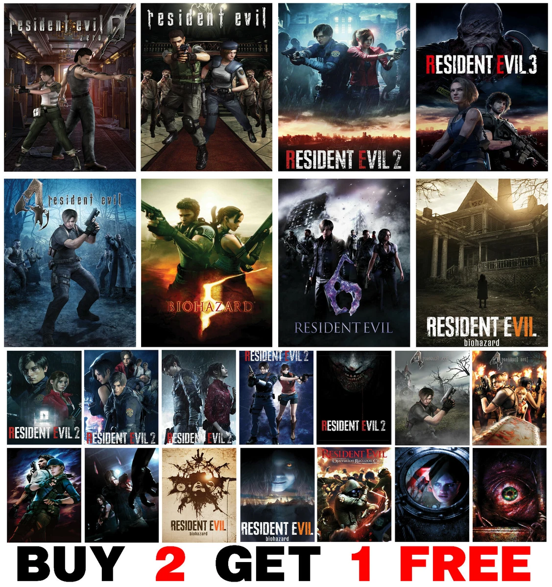 Resident Evil Game Poster