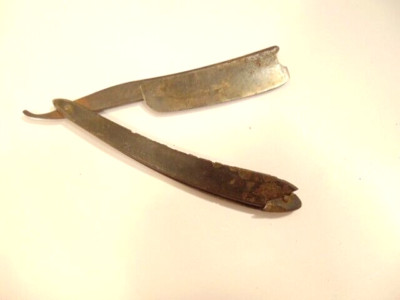 vintage straight razor with wide, thick blade: W. Greaves & Son Sheaf ...