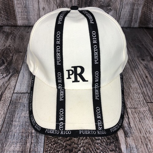 Puerto Rico Hat Baseball Cap Off White Beige Travel International ...