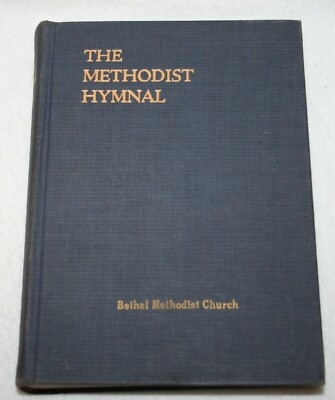 THE METHODIST HYMNAL 1939 Gospel Hymns Songs BOOK Blue HARDCOVER Church ...