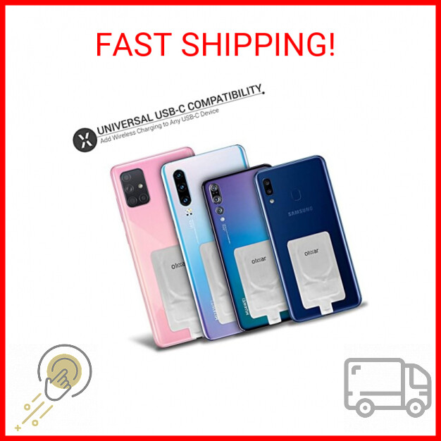 Olixar Wireless Charging Adapter for USB-C Smartphones and Devices ...