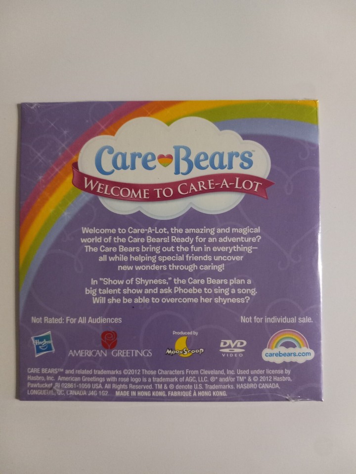 Dvd-Rom Hasbro Care Bears Welcome To Care-A-Lot Brand New Rainbow Brite ...