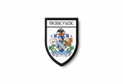 Patch printed shield embroidery border badge souvenir flag county ...