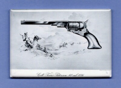 COLT TEXAS PATERSON .40 CALIBER 1836 *2X3 FRIDGE MAGNET* PISTOL ...