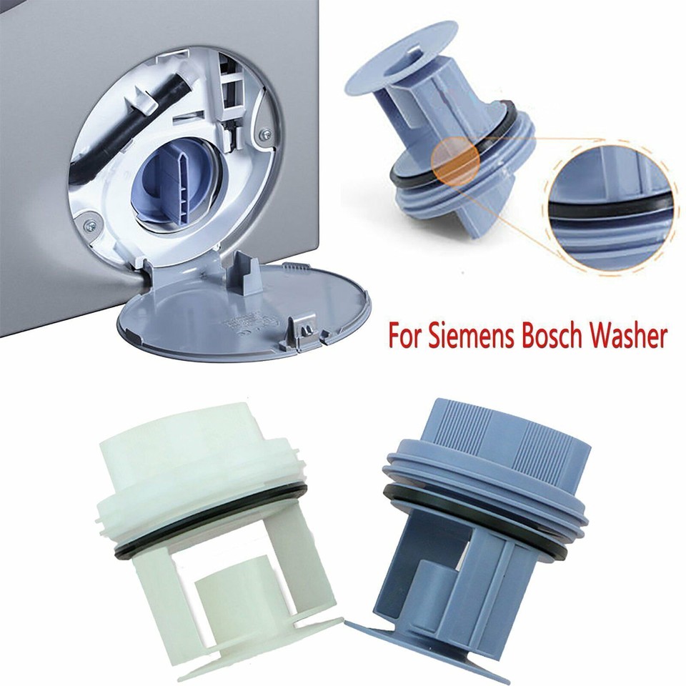 For Siemens Wash Machine Washer Drainage Pump Drain Outlet Seal Cover ...