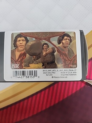 New MTG Princess Bride Fezzik Rhyming Giant Secret Lair Ultra Pro ...