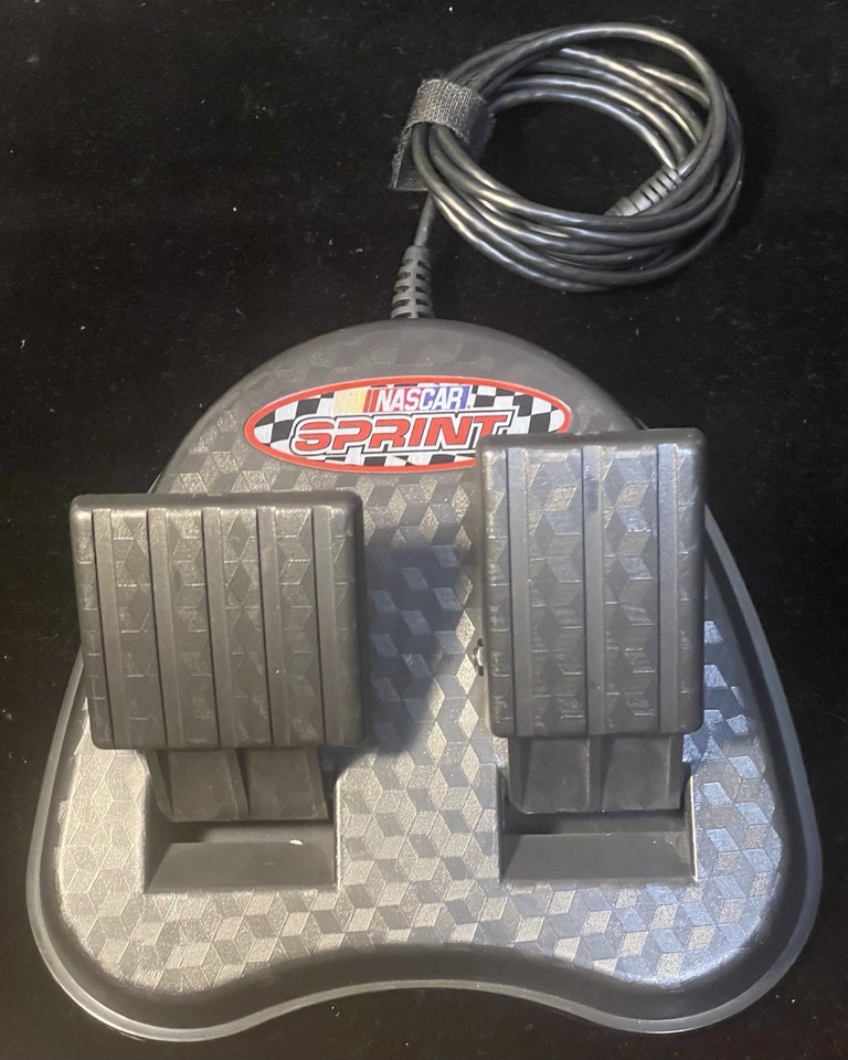 Nascar Sprint Thrust Master Racing Steering Wheel & Pedals 15 pin forPC ...