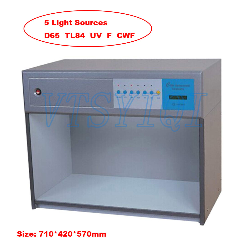 Color Assessment Cabinet 5 Light Sources Color Matching Cabinet Color ...