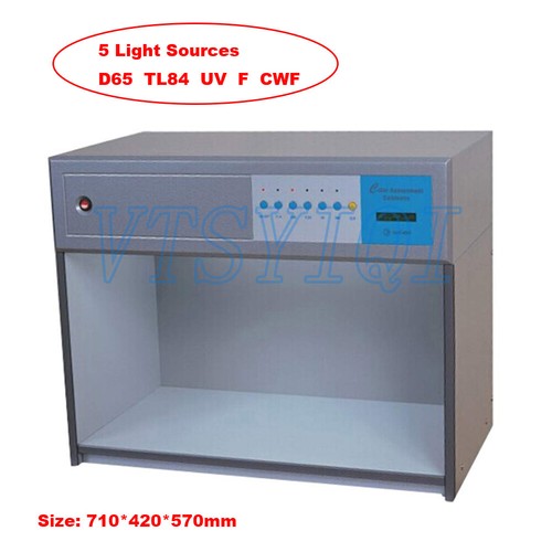 Color Assessment Cabinet 5 Light Sources Color Matching Cabinet Color ...