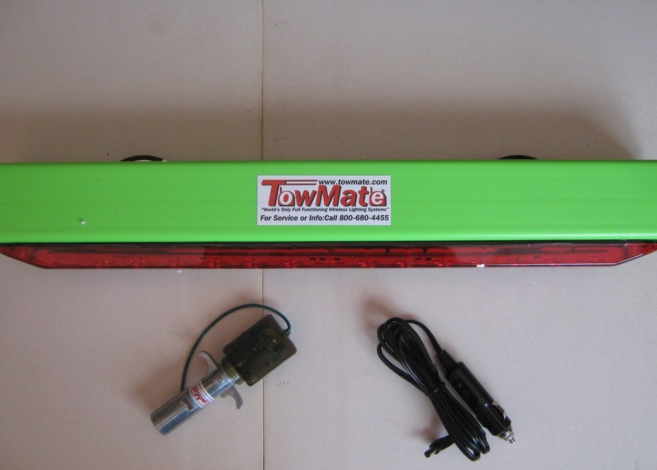 TOWMATE 22" 4 PIN RD TRANSMITTER LIMELIGHT WIRELESS TOW LIGHT WRECKER ...