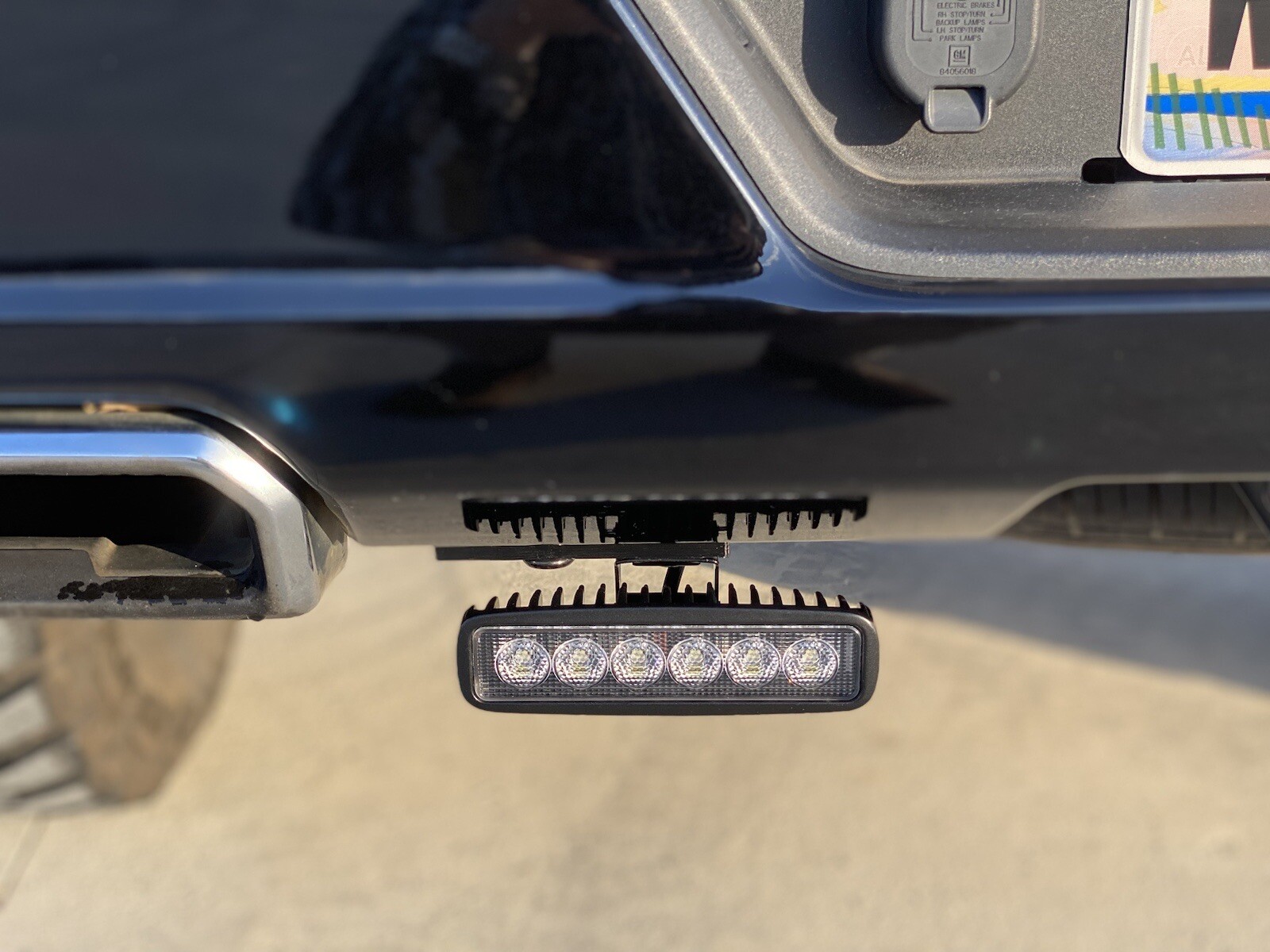 2019-2023 Chevrolet Silverado Reverse Light LED Brackets (LIGHTS NOT ...