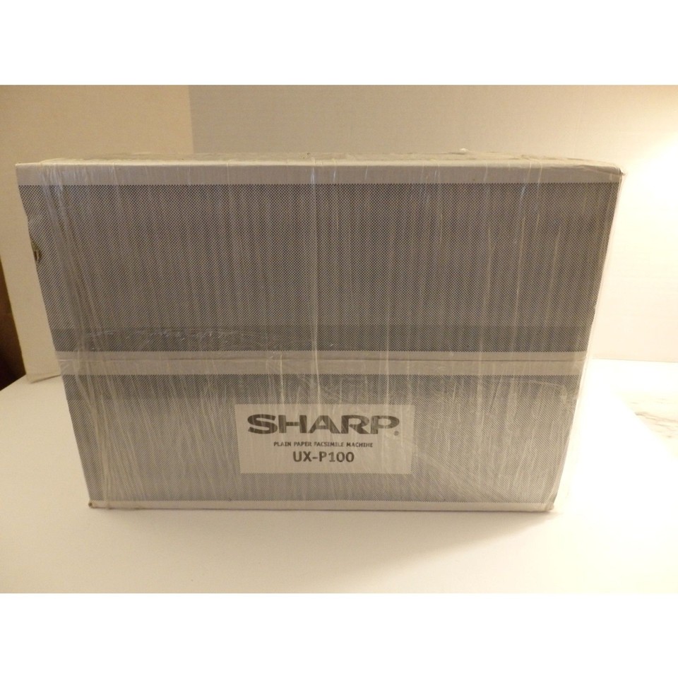 NEW Sharp UX-P100 Plain Paper Personal Fax Machine Copier Phone Caller ...