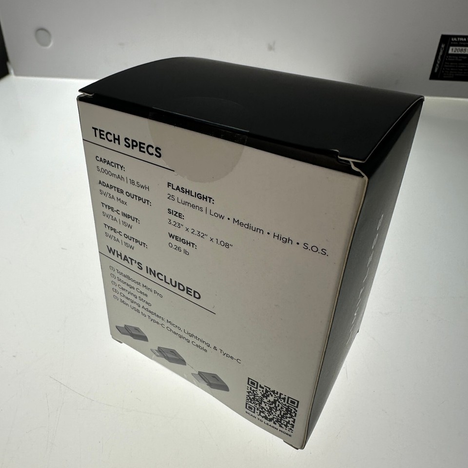 Limitless TotalBoost Mini Pro 5,000mAh Universal Power Bank Multiple ...