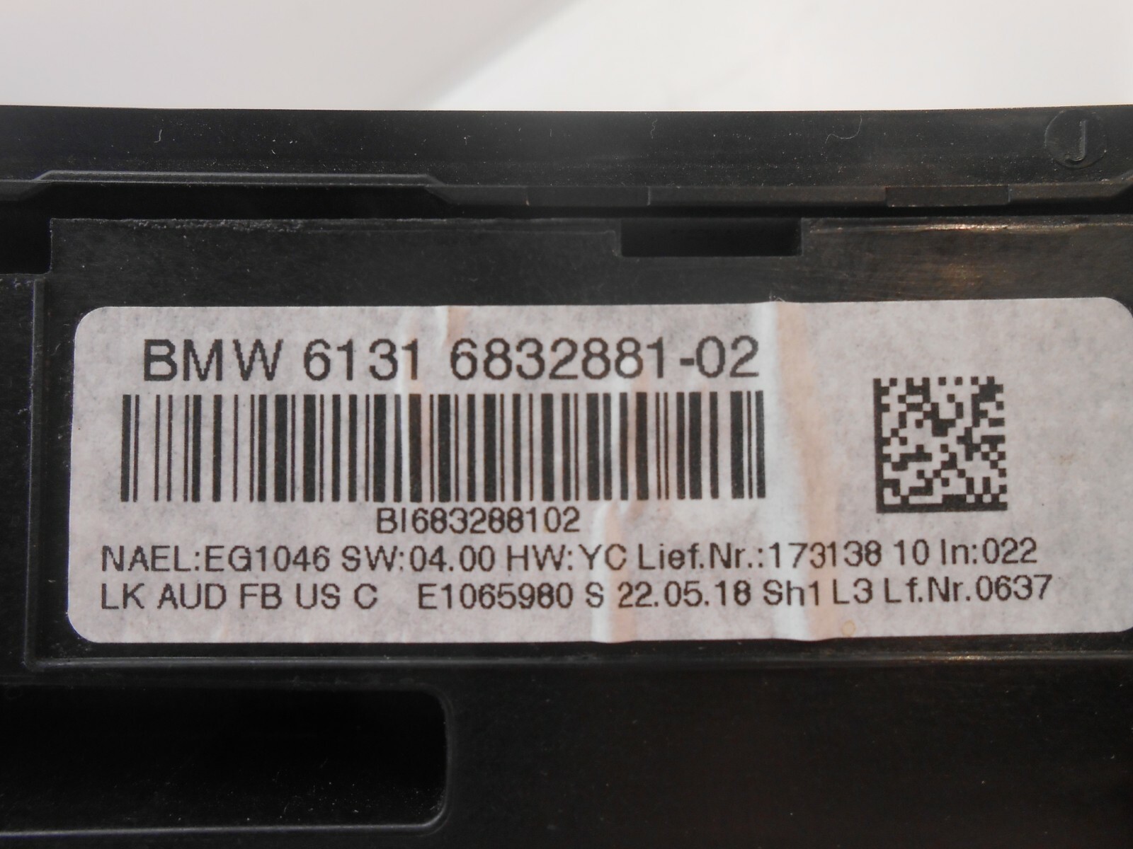 2017-2018 BMW 230I F23 CLIMATE CONTROL W/ BEZEL TRIM 61316832881 / ...