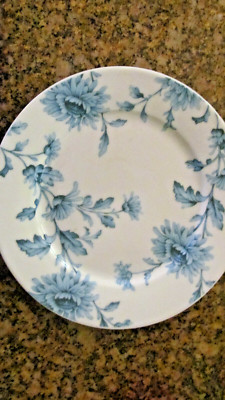 *Spode Home Vintage Denim Salad Plates 7.5" Blue Floral On White | eBay