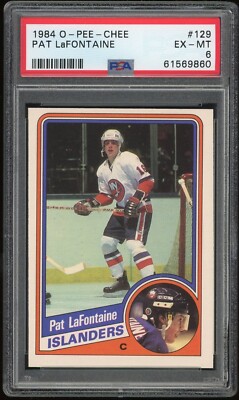 Pat LaFontaine 1984-85 O-Pee-Chee OPC Rookie Card New York Islanders ...