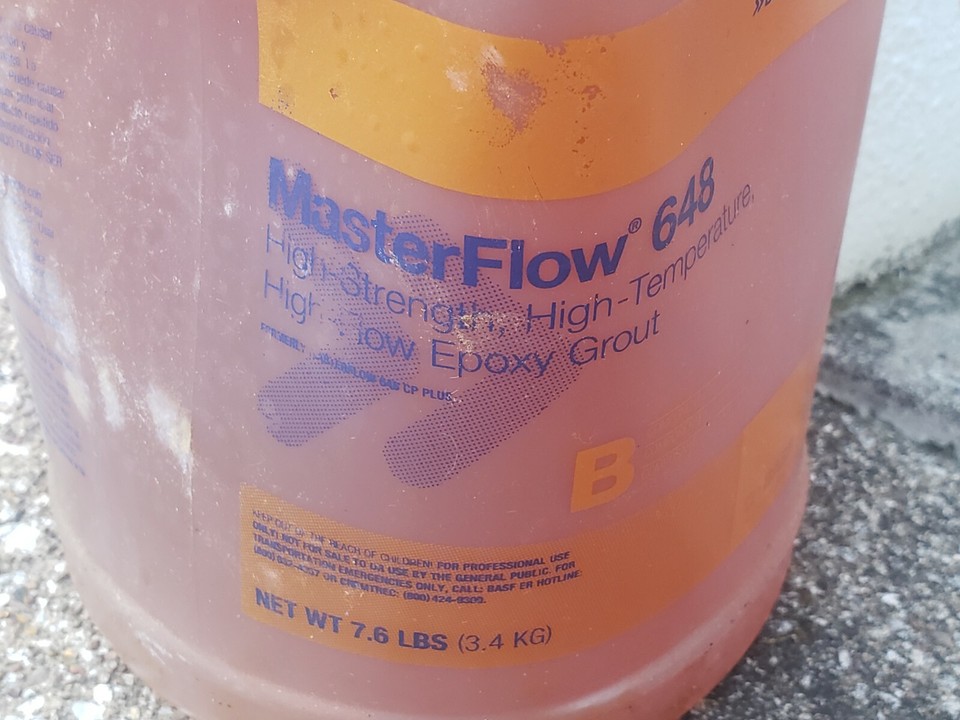MasterFlow 648 Low Dusting Epoxy Grout, Part B | eBay