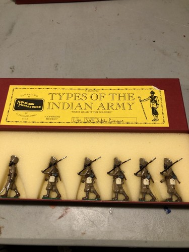Nickolson Miniatures 54mm Types of the Indian Army glossy set #I-44 | eBay
