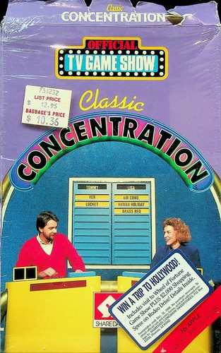 Classic Concentration Game for Apple Computer IIGS, c, e (1988) - Pre ...