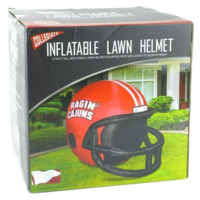 Louisiana Ragin' Cajuns 4ft Inflatable Lawn Football Helmet W/ LED ...