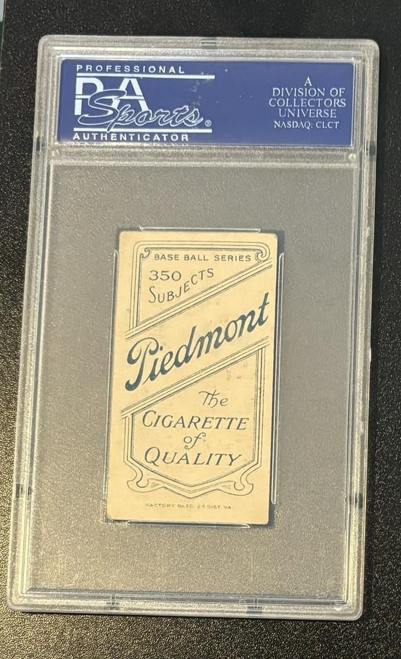 1909 T206 Burchell - Buffalo - PSA 5 EX Piedmont 350 Back | eBay