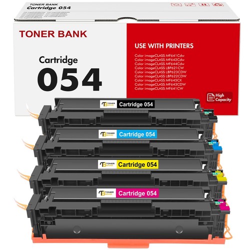 054 Toner Cartridge Set 054H MF644Cdw MF642Cdw Compatible Replacement ...