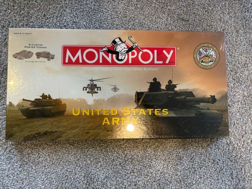 Vintage Monopoly United States Army Edition 2002 Hasbro Board Game ...