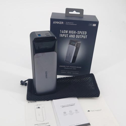 Anker 737 PowerCore 24K 140W Portable Charger Battery Power Bank USB C ...