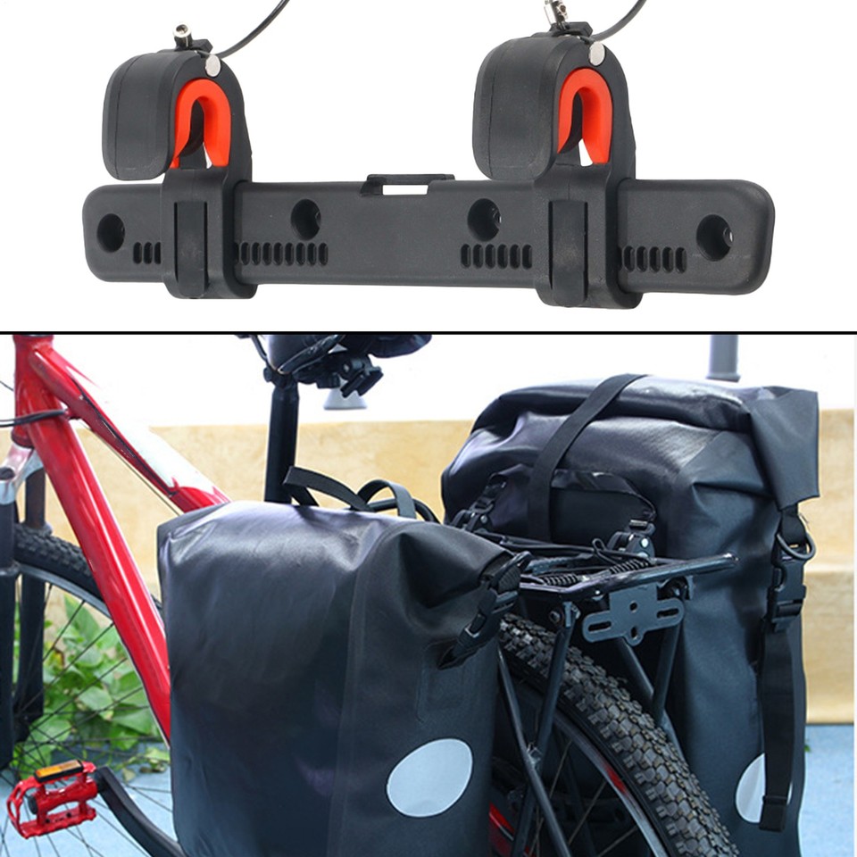 2×Bicycle Side Bag Buckle Bike Luggage Buckle Bag Holder Bike Fixing ...