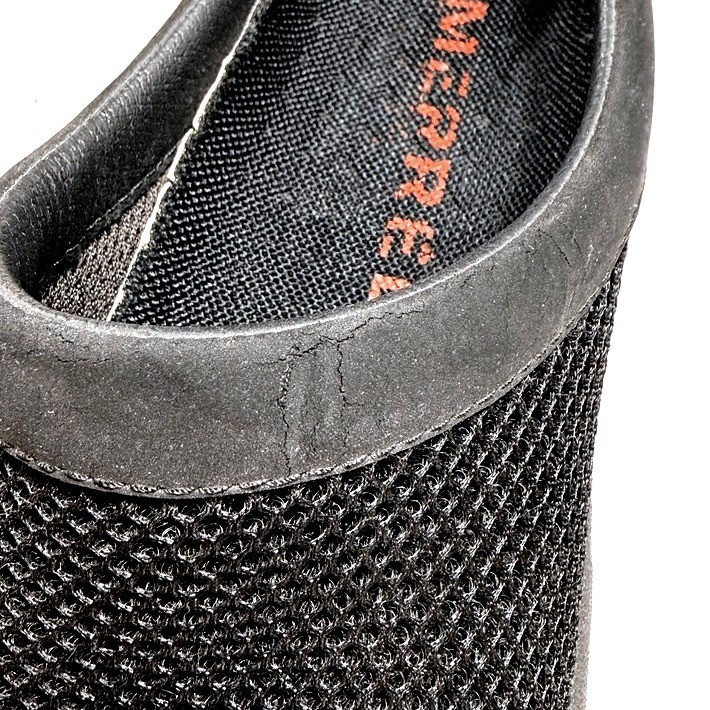 Merrell Women Black Mesh Slip On Clogs Mule Shoes Comfort Size Unknown ...