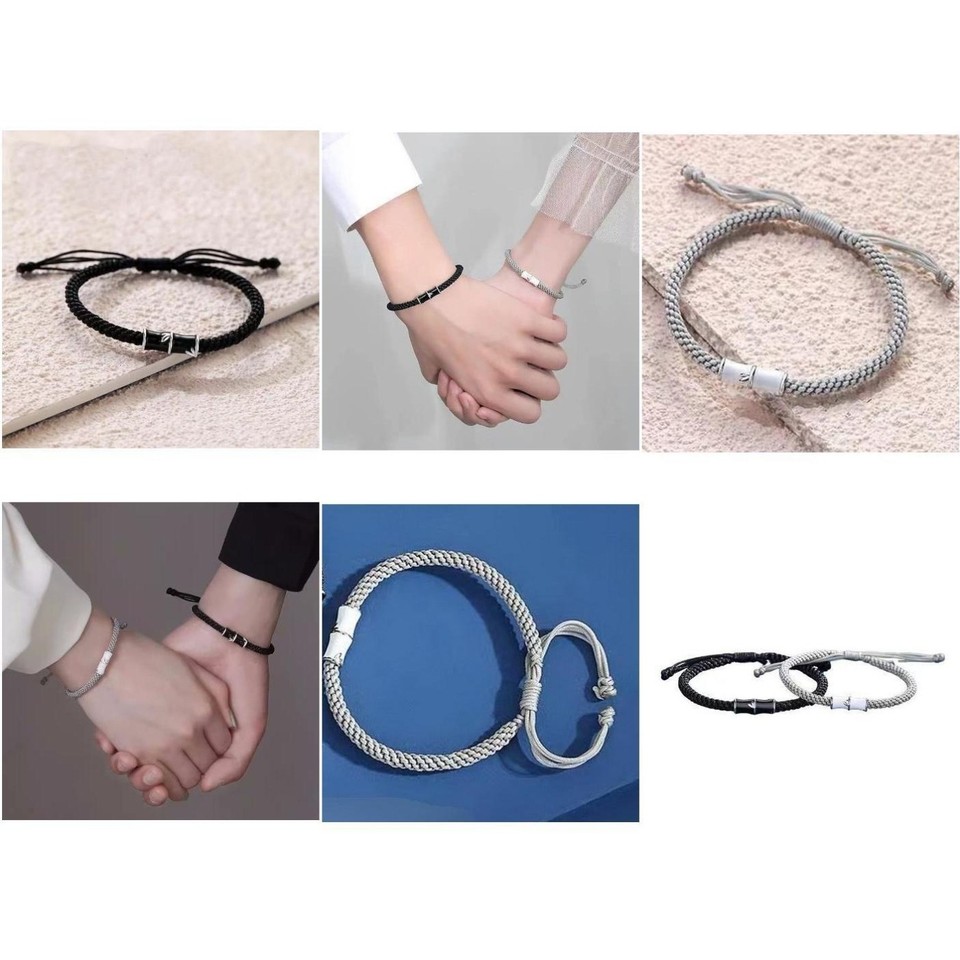 Lightweight Metal Bracelets Pair Minimalist Design for Couples Daily ...