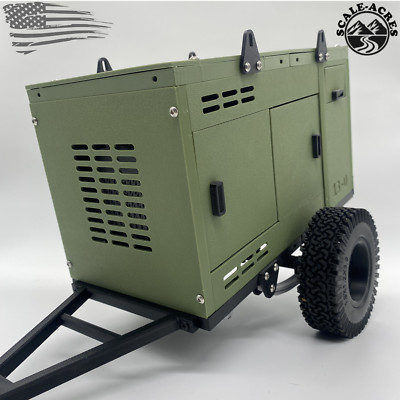 1/10 RC Crawler Trailer - Scale Generator Trailer Off-Road for SCX10 ...