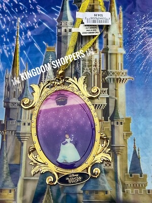 Disney Cruise Line DCL Wish Ornament Cinderella Purple Gold New | eBay