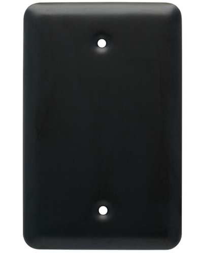 Style Selections Stamped Round 1-Gang Standard Blank Wall Plate | eBay