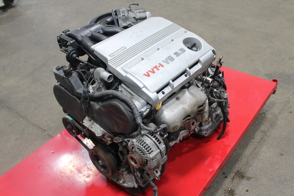 JDM 2004-2007 Toyota Highlander RX330 VVT-i V6 3.3L 3MZFE Motor AWD 3MZ ...