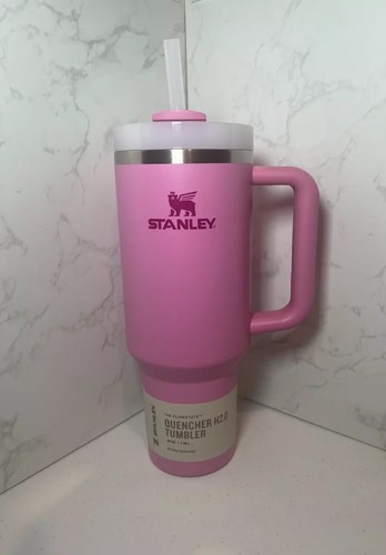 🌸 NEW AUTHENTIC Stanley Peony PINK 40 oz Quencher Tumbler Cup! | eBay